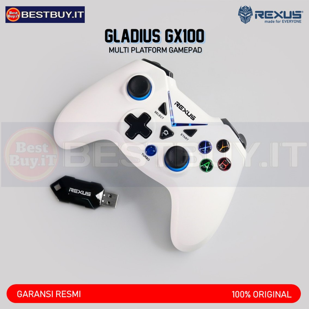 Jual Rexus Pro Gaming Wireless Gamepad GX100 | Shopee Indonesia