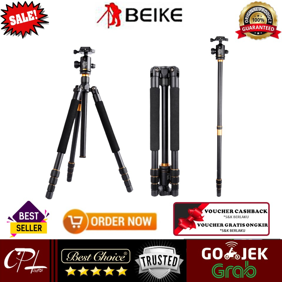 Jual Beike Q-999 Q999 Tripod Professional QZSD | Shopee Indonesia