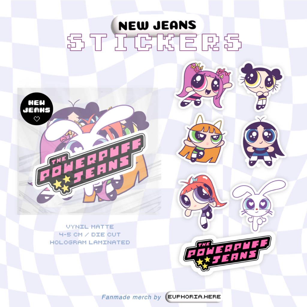 Jual NEWJEANS STICKERS THE POWERPUFF GIRLS STICKER PACK | Shopee Indonesia