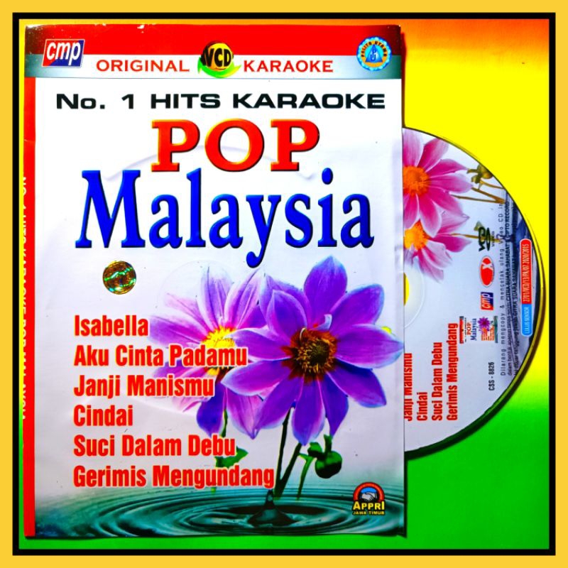 Jual KASET VCD MUSIK ORIGINAL BISA KARAOKE 14 LAGU POP MALAYSIA CAMPURAN ALBUM TERPOPULER ...