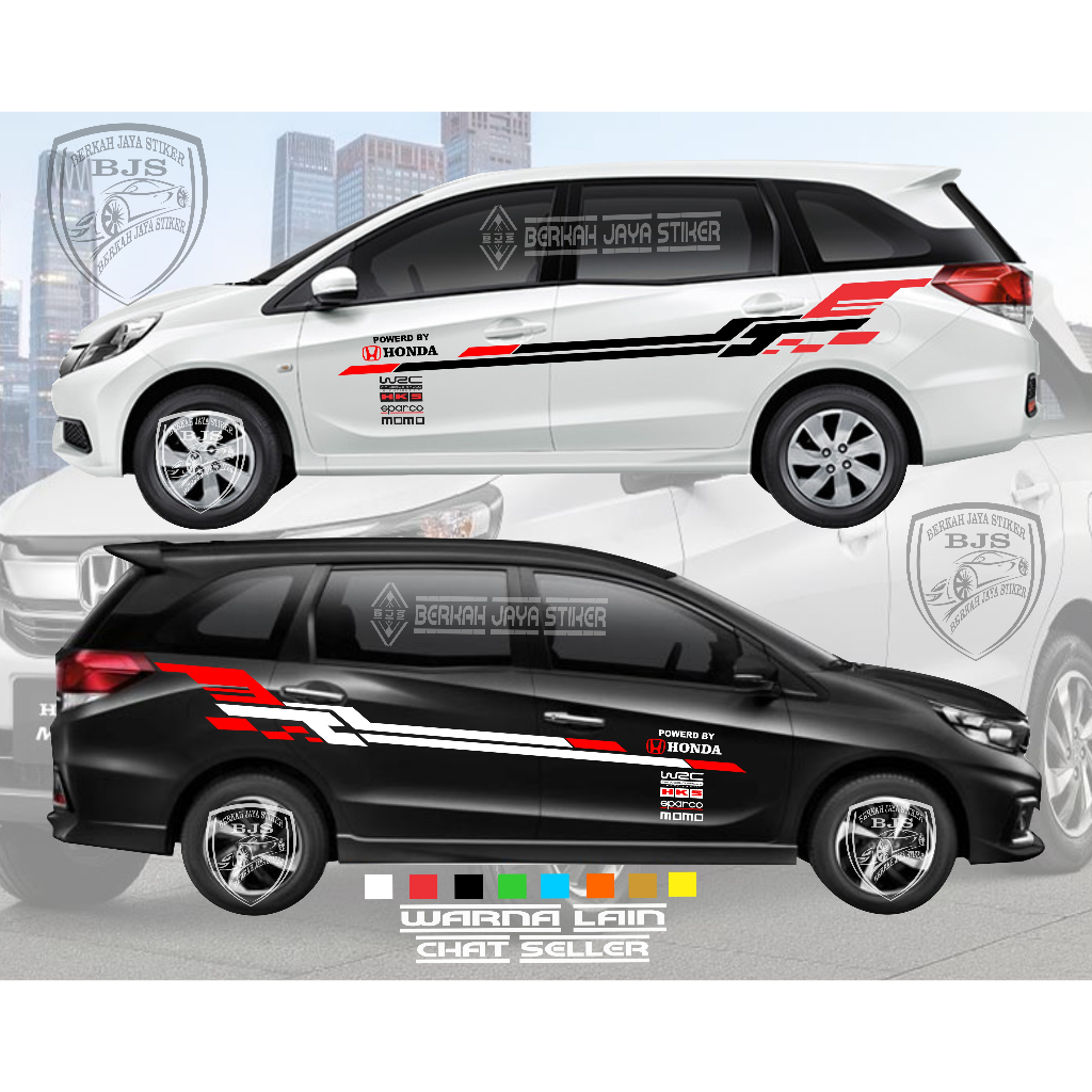 Jual Stiker Mobil Honda Mobilio Stiker Body Mobilio Stiker Mobilio NEW ...