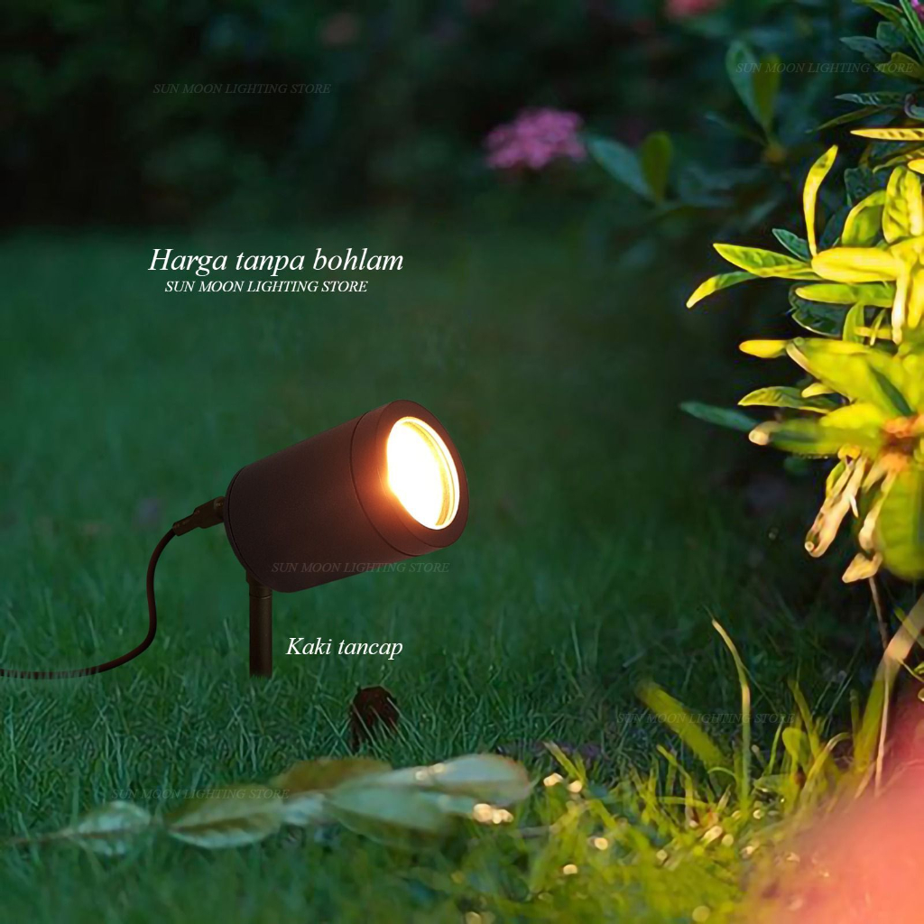 Jual Lampu taman sorot led dinding spotlight cahaya outdoor ip65 ...
