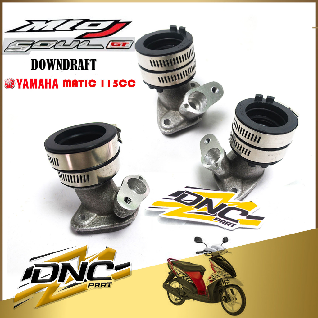 Jual INTAKE MANIFOLD DOWNDRAFT LANGSUNG MIO J SOUL GT115 XRIDE115 ...