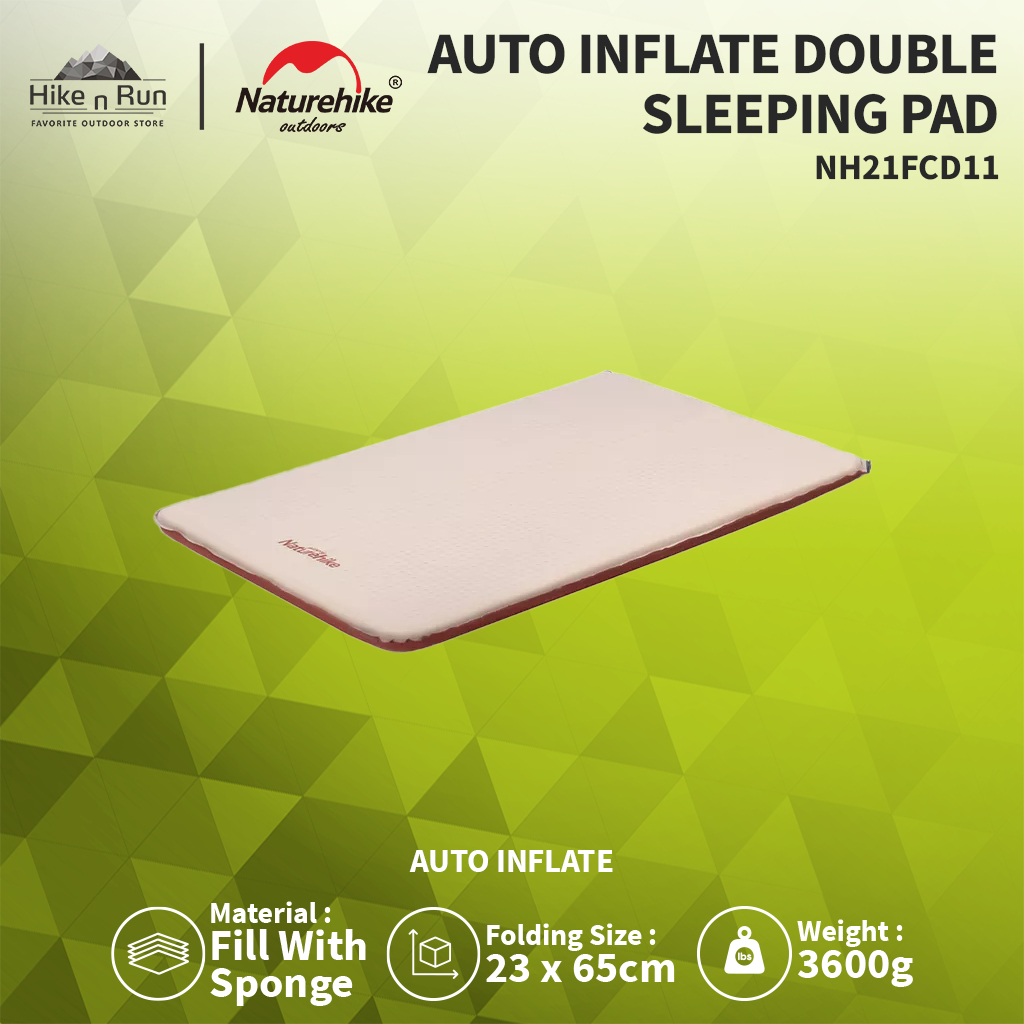 Jual Naturehike Matras Tidur NH21FCD11 Auto Inflate Double Sleeping Pad ...