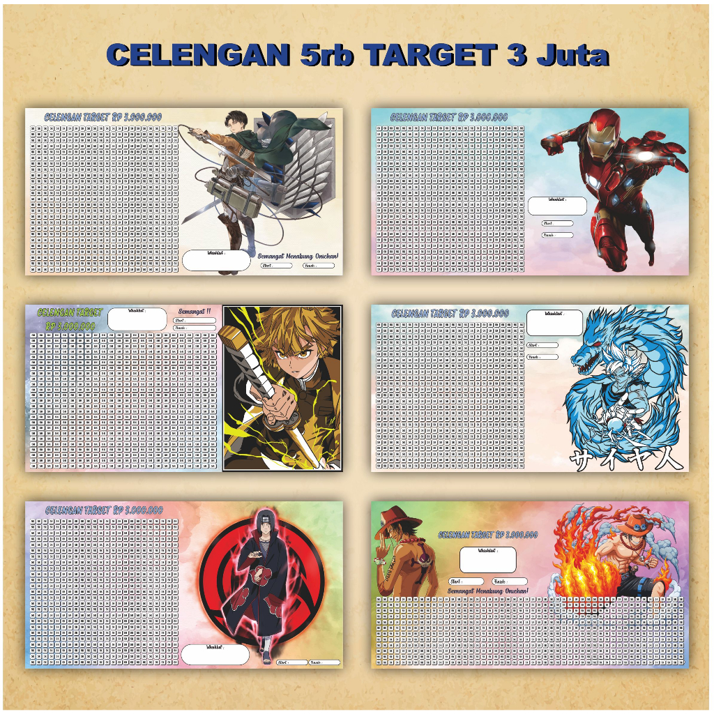 Jual Celengan Target Anime One Piece Naruto Demon Slayer Gojo Satoru ...