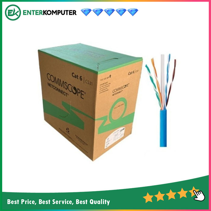 Jual CommScope Cable UTP Cat.6 (1427071-6) | Shopee Indonesia