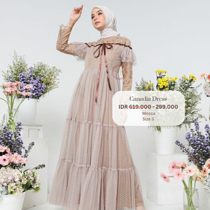 Jual READY STOCK - SALE - CANADIA DRESS BYGIAGIO DISKON DRESS GAUN ...