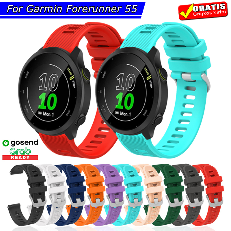 Jual Tali Jam Garmin Forerunner 55 158 245 245M 645 music strap band ...