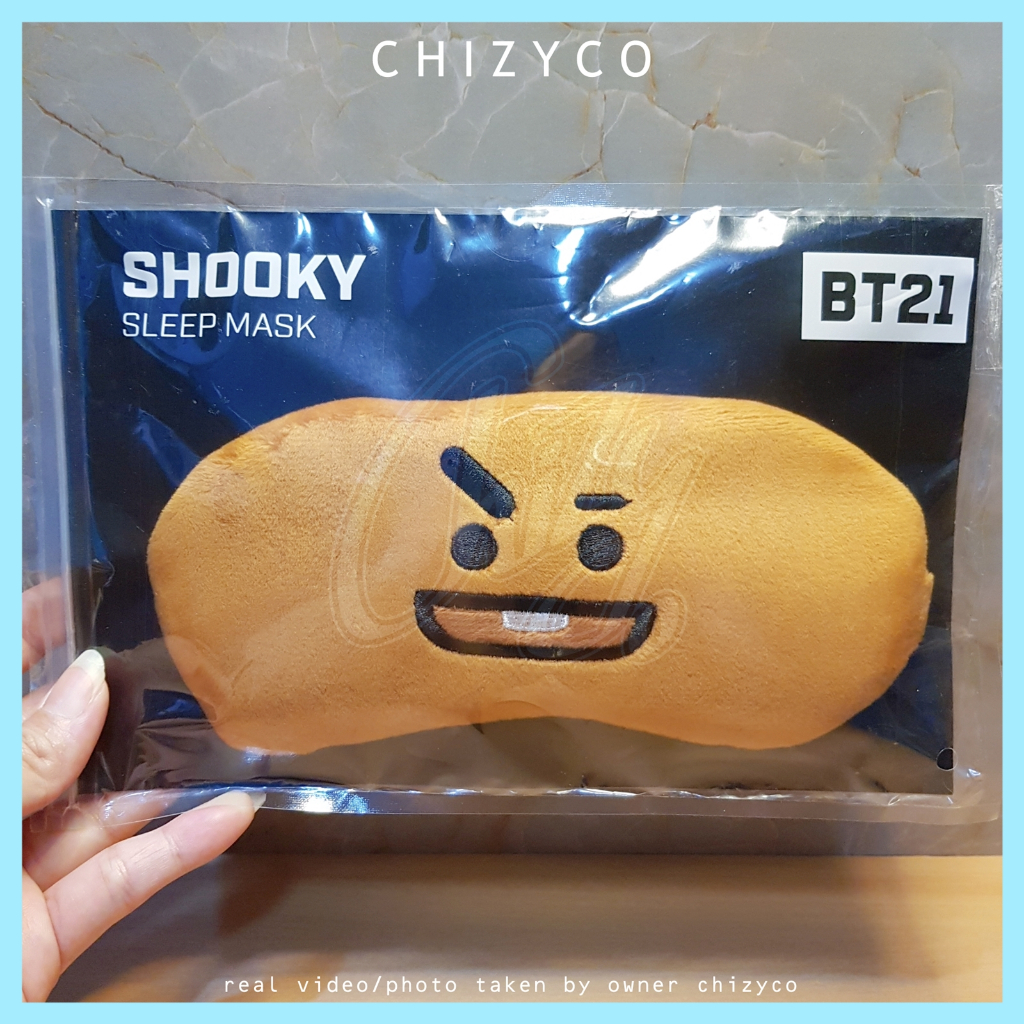 Jual SLEEP MASK BT21 x LINEFRIENDS | SHOOKY EYE COVER | Shopee Indonesia
