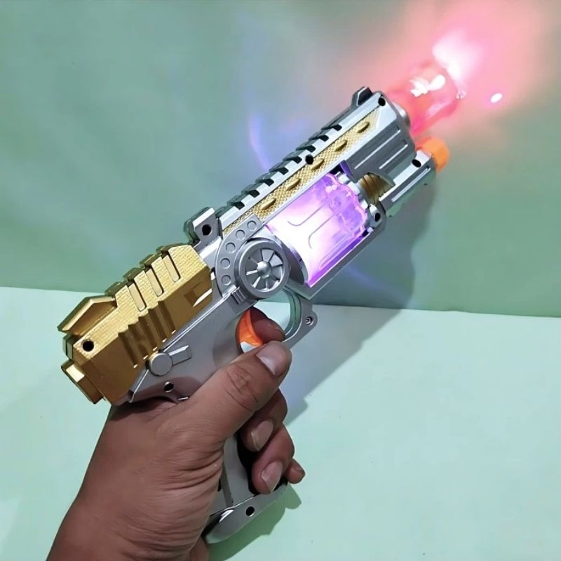 Jual Mainan Tembakan LED Laser Nyala Lampu dan Bunyi Suara Tembak Viral Murah - Pistolan ...
