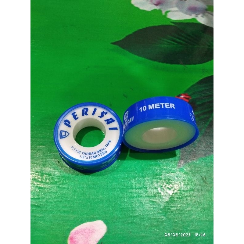 Jual Seal Tape PERISAI / Isolasi Kran / Tba Full 10 Meter | Shopee ...