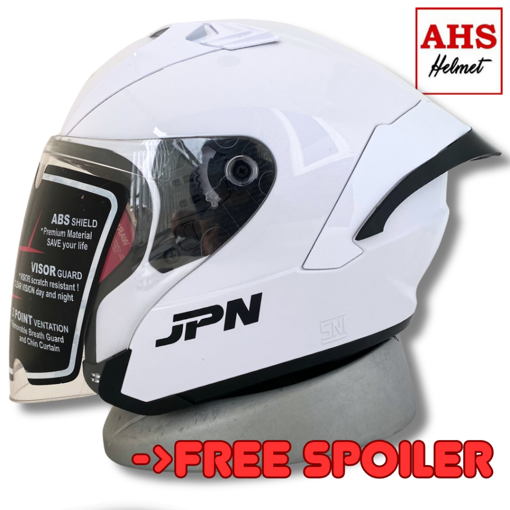 Jual HELM JPN KYOSHI HELM HALFFACE SOLID SINGGLE VISOR PREMIUM STANDARD ...