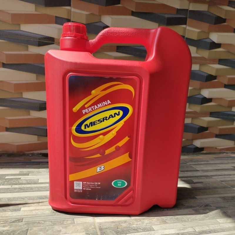 Jual Mesran B 10 Liter Diesel SAE 40 | Shopee Indonesia