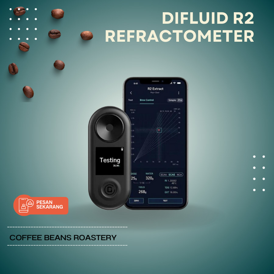 Jual Difluid R2 Extract COFFEE Refractometer | Shopee Indonesia