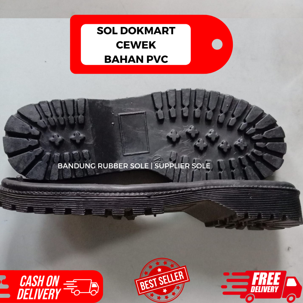 Jual Outsole Sepatu Dokmart PVC Wanita Sol Sepatu DR. Martens Sol ...