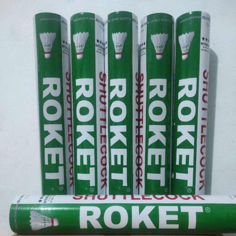 Jual Shuttlecock roket hijau green original shuttlecock roket kuning ...