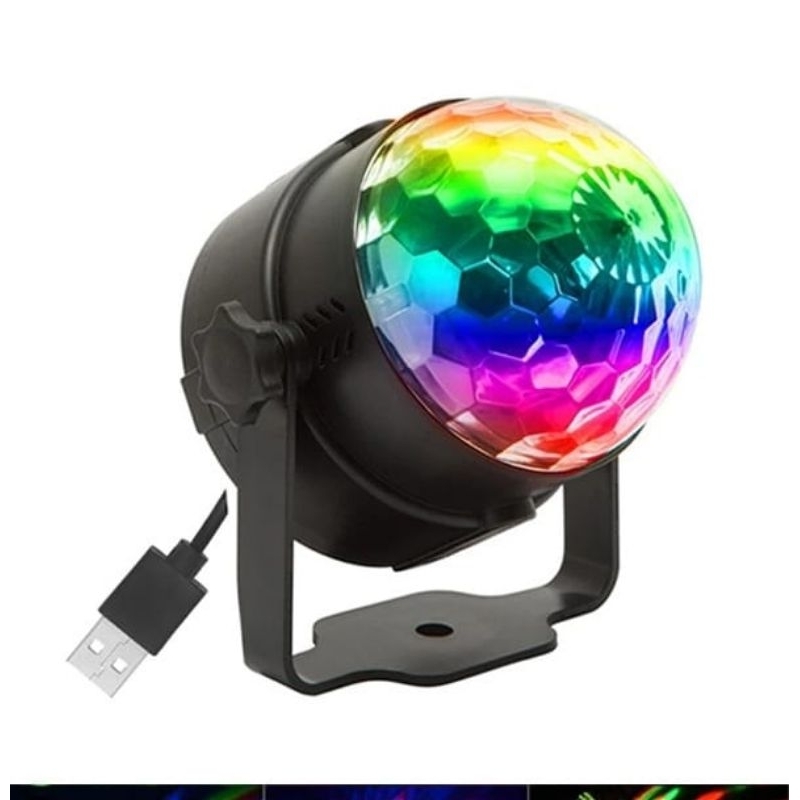 Jual Lampu Disko Magic Ball / Lampu LED RGB 10w MS 689 | Shopee Indonesia