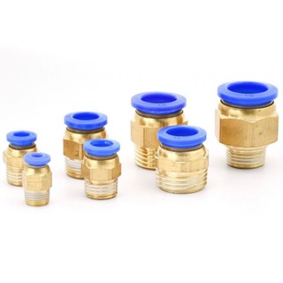 Jual neppel pneumatic fitting pneumatic lurus m5 1/8 1/4 3/8 1/2 selang ...