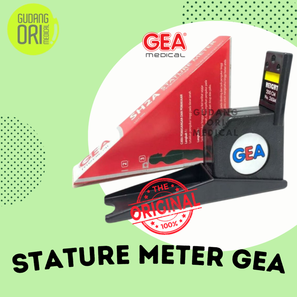 Jual STATURE METER PENGUKUR TINGGI BADAN GEA STATUR METER | Shopee ...