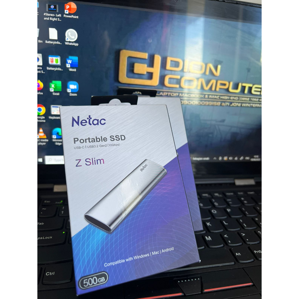 Jual Netac Ssd Portable 500GB | Shopee Indonesia