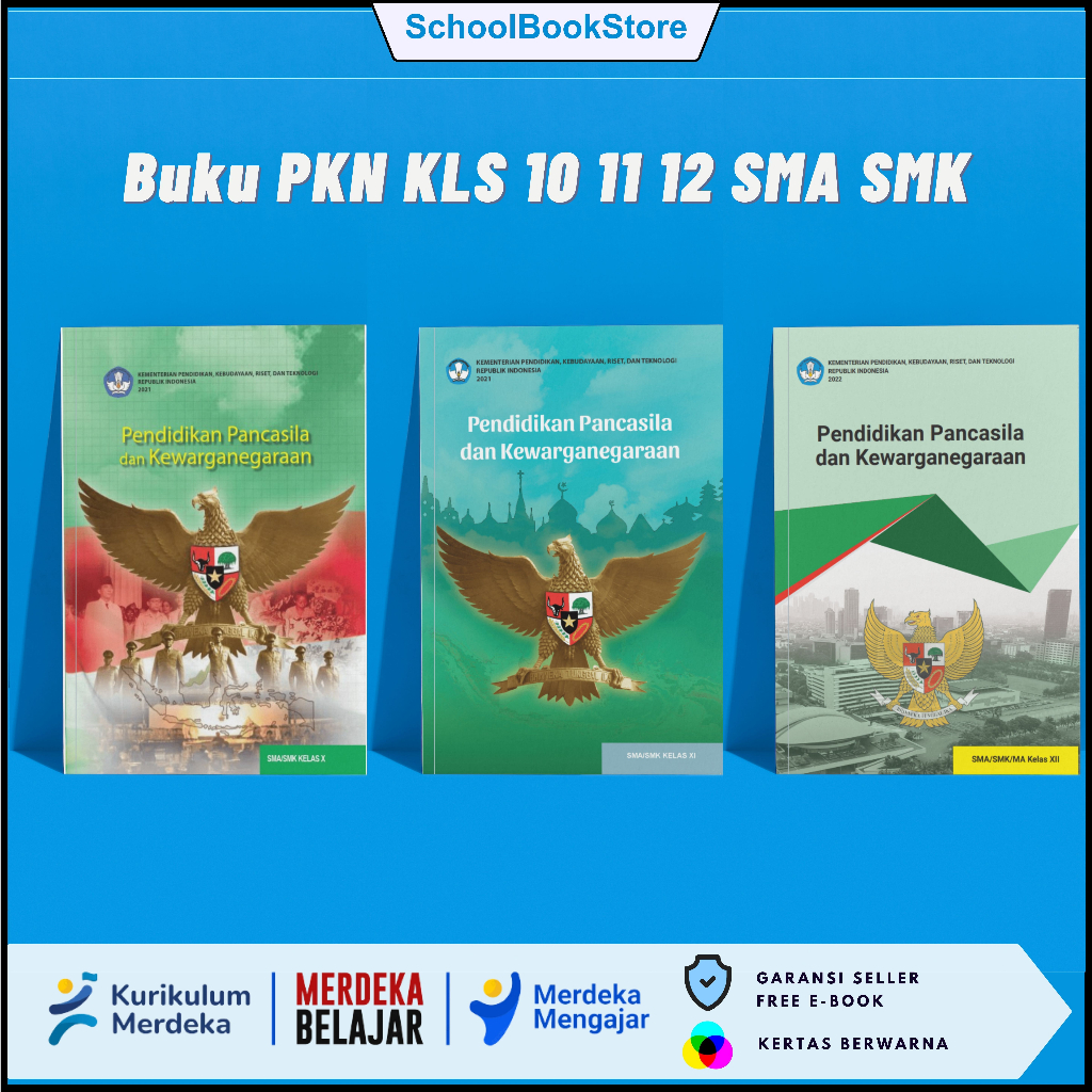 Jual Buku PKN KLS 10,11,12 SMA SMK Kurikulum Merdeka Belajar Mengajar Paket Siswa Mata Pelajaran ...
