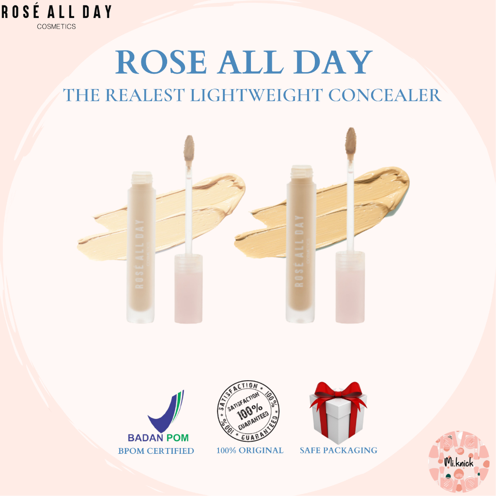 Jual Rose All Day The Realest Lightweight Concealer | Shopee Indonesia