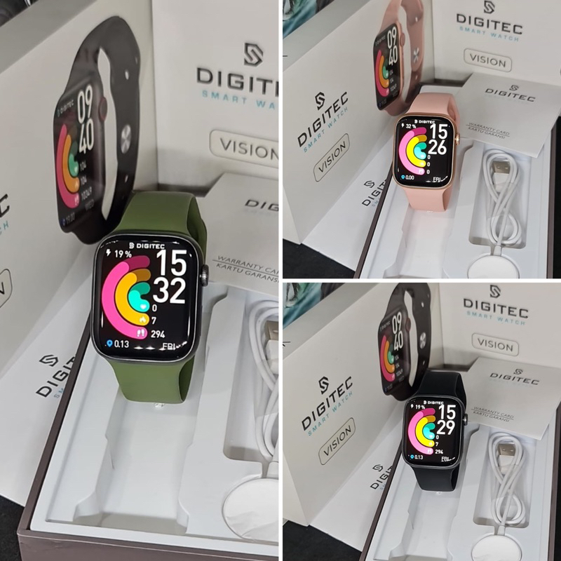 Jual JAM TANGAN WANITA DIGITEC SMARTWATCH VISION/VISION MINI/VISION10 ...