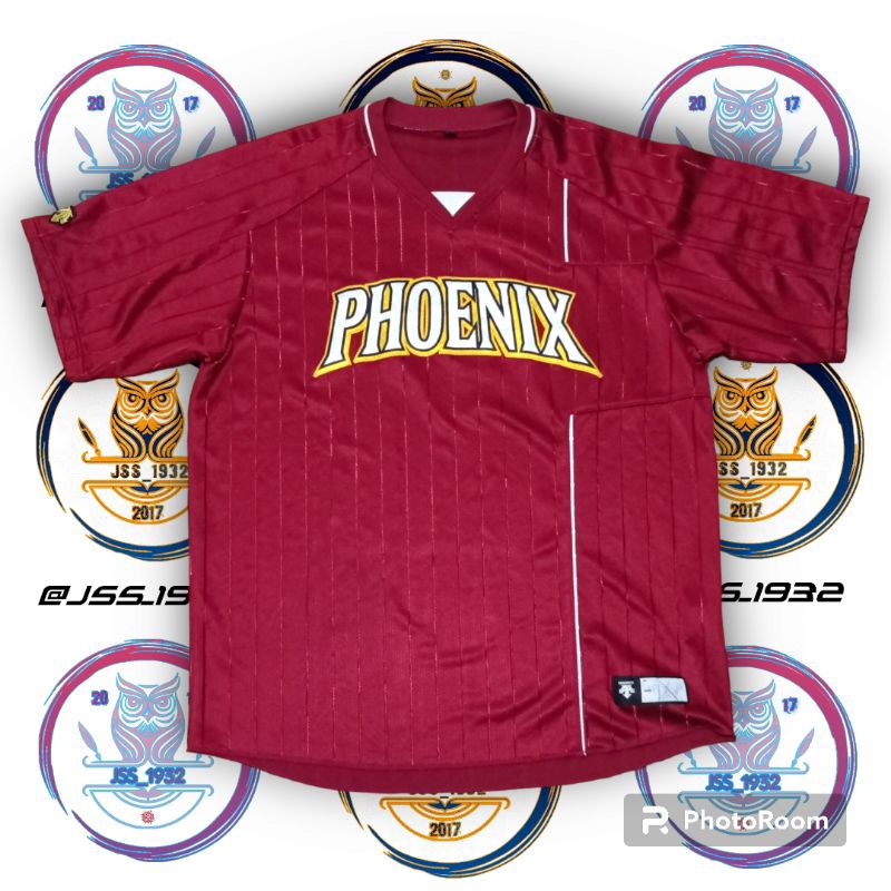 Jual Jersey Baseball PHOENIX BASEBALL TEAM Kit 9 ORIGINAL Murah Retro ...