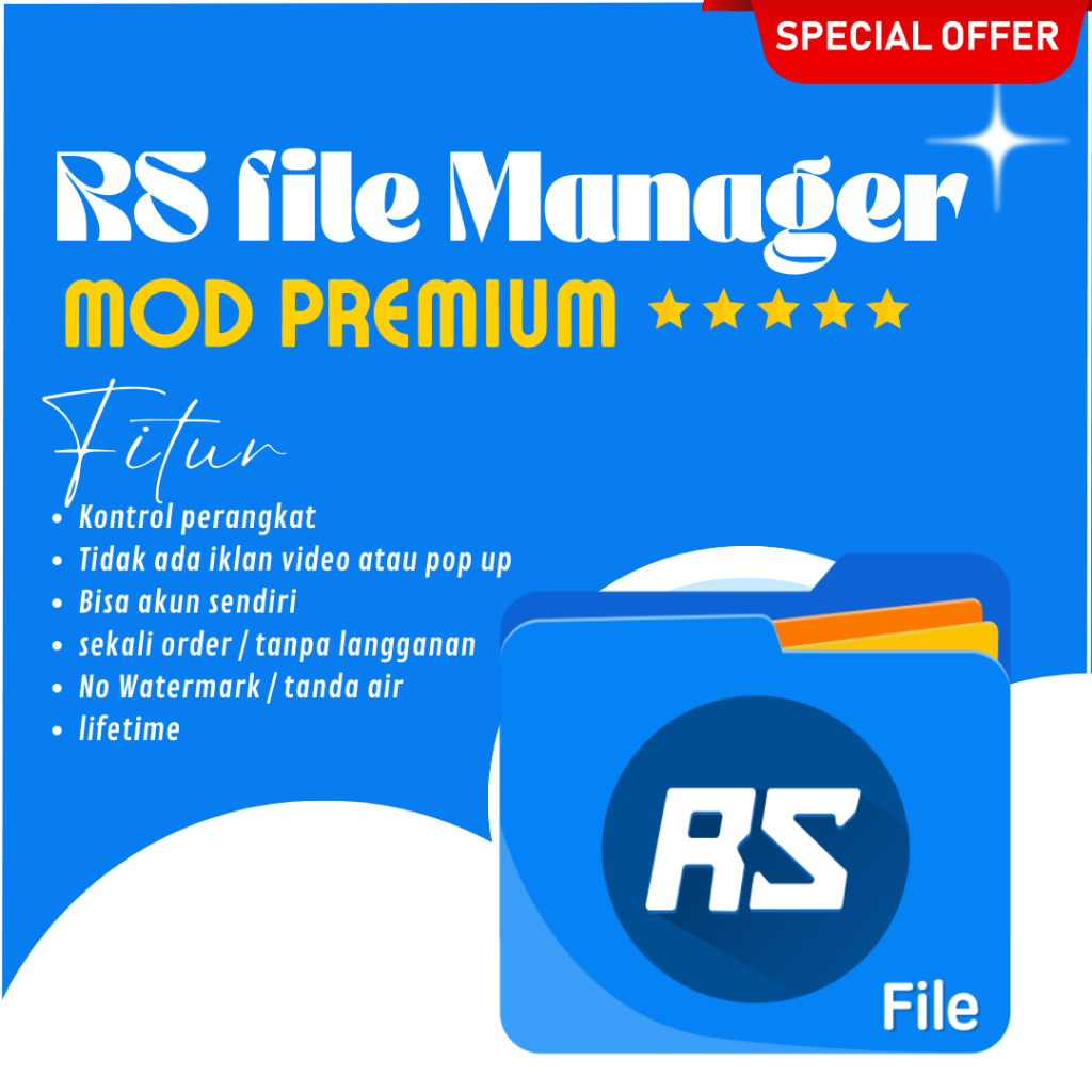 Jual RS FILE MANAGER TERBAIK BEBAS IKLAN FULL AKSES SELAMANYA ANDR0!D ...