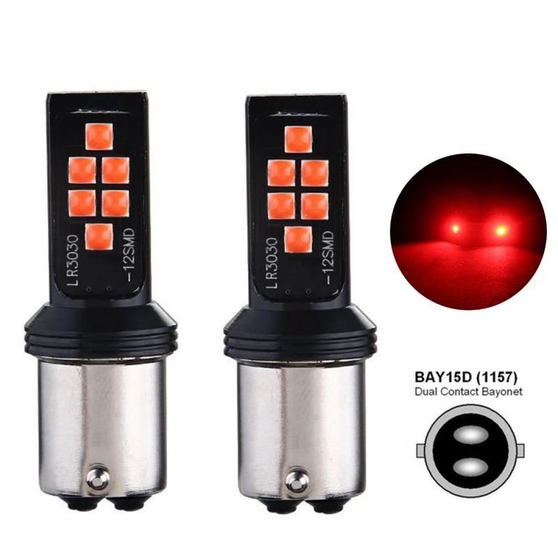 Jual Lampu Rem LED Bayonet 2 kaki 1157 3030 12smd | Shopee Indonesia
