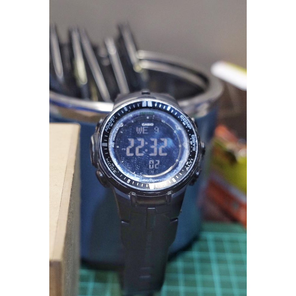 Jual Casio PRW 3000 1A Full Black Original (rare item/barang langka ...
