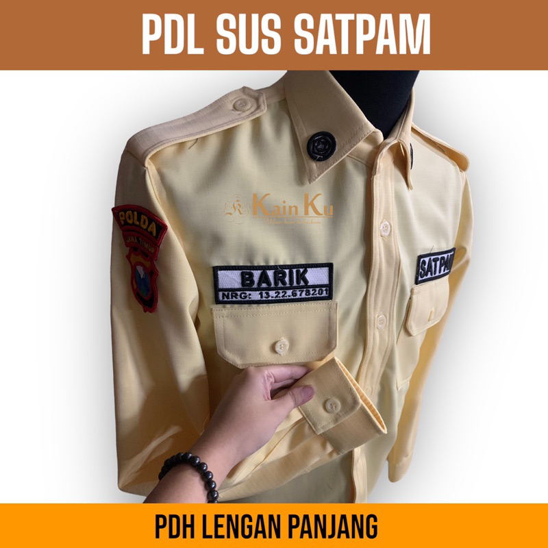 Jual PDL Sus Satpam atau PDH Lengan Panjang Satpam | Shopee Indonesia