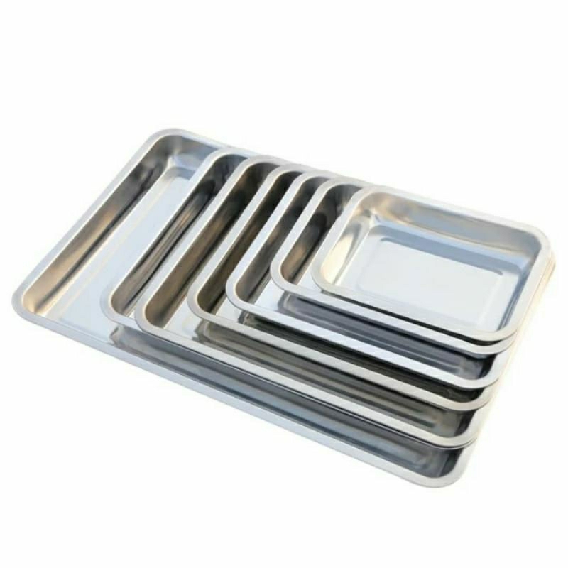 Jual Baki stainles steel 40 × 30 cm | Shopee Indonesia