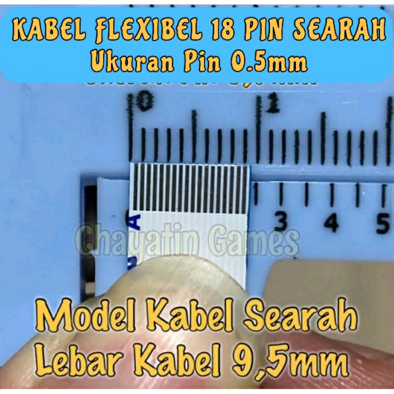 Jual Label Flexibel 18 Pin Halus Panjang dan Model Sesuai Varian ...