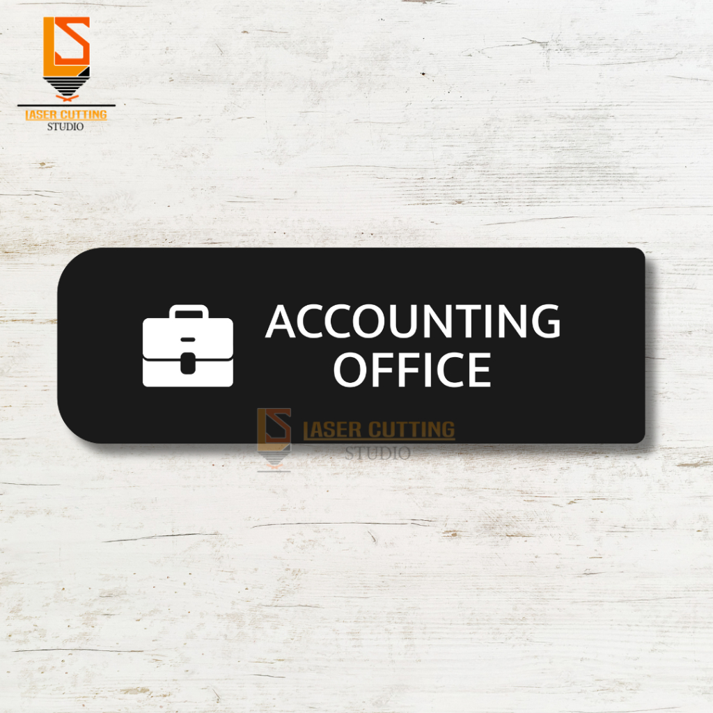 Jual Sign Akrilik Accounting Office Papan Acrylic | Shopee Indonesia