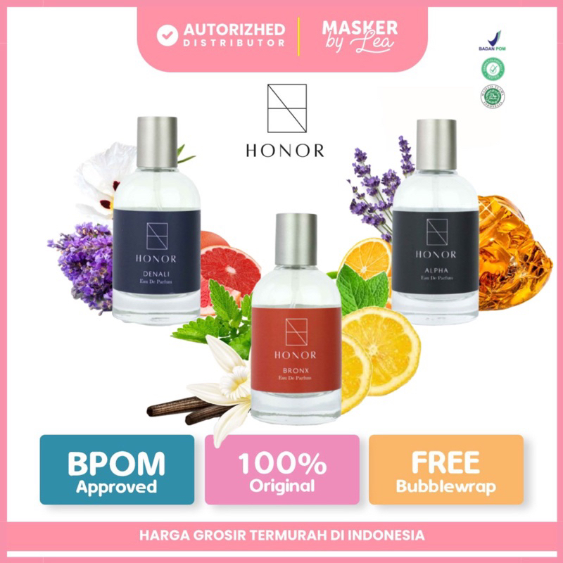 Jual HONOR Eau De Parfume 50ML / Parfum Pria Tahan Lama / Minyak Wangi ...
