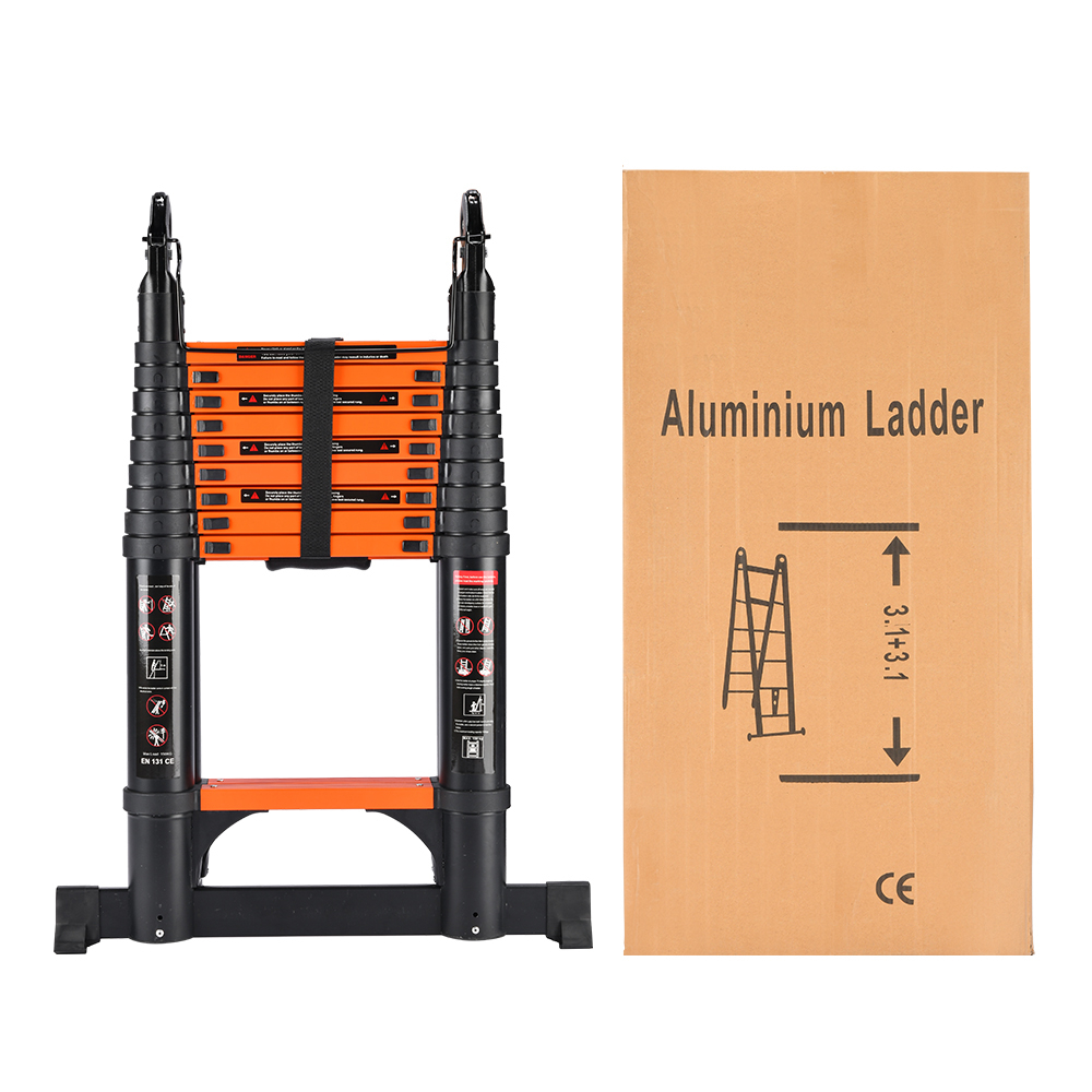 Jual MLHY Aluminium Double Telescopic Ladder（2.5+2.5）5M Tangga ...