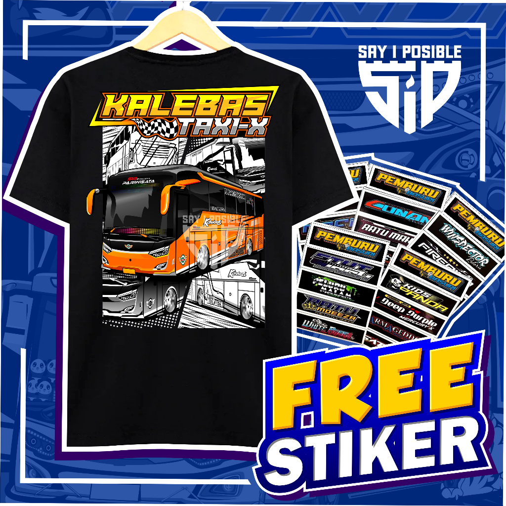 Jual ( FREE STIKER ) KAOS BIS KALEBAS TAXI X ANAK DAN DEWASA | Shopee ...