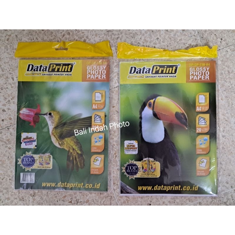 Jual Kertas Foto Dataprint 180gsm/230gsm Glossy-A4 | Shopee Indonesia
