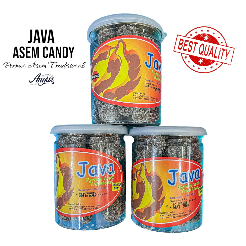 Jual Java Asem Candy / Permen Manisan Jawa Tradisional / Manisan Permen ...