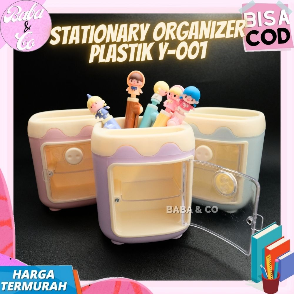Jual STATIONERY ORGANIZER Y-001 RAK PULPEN PLASTIK RAK ORGANIZER DESK ...
