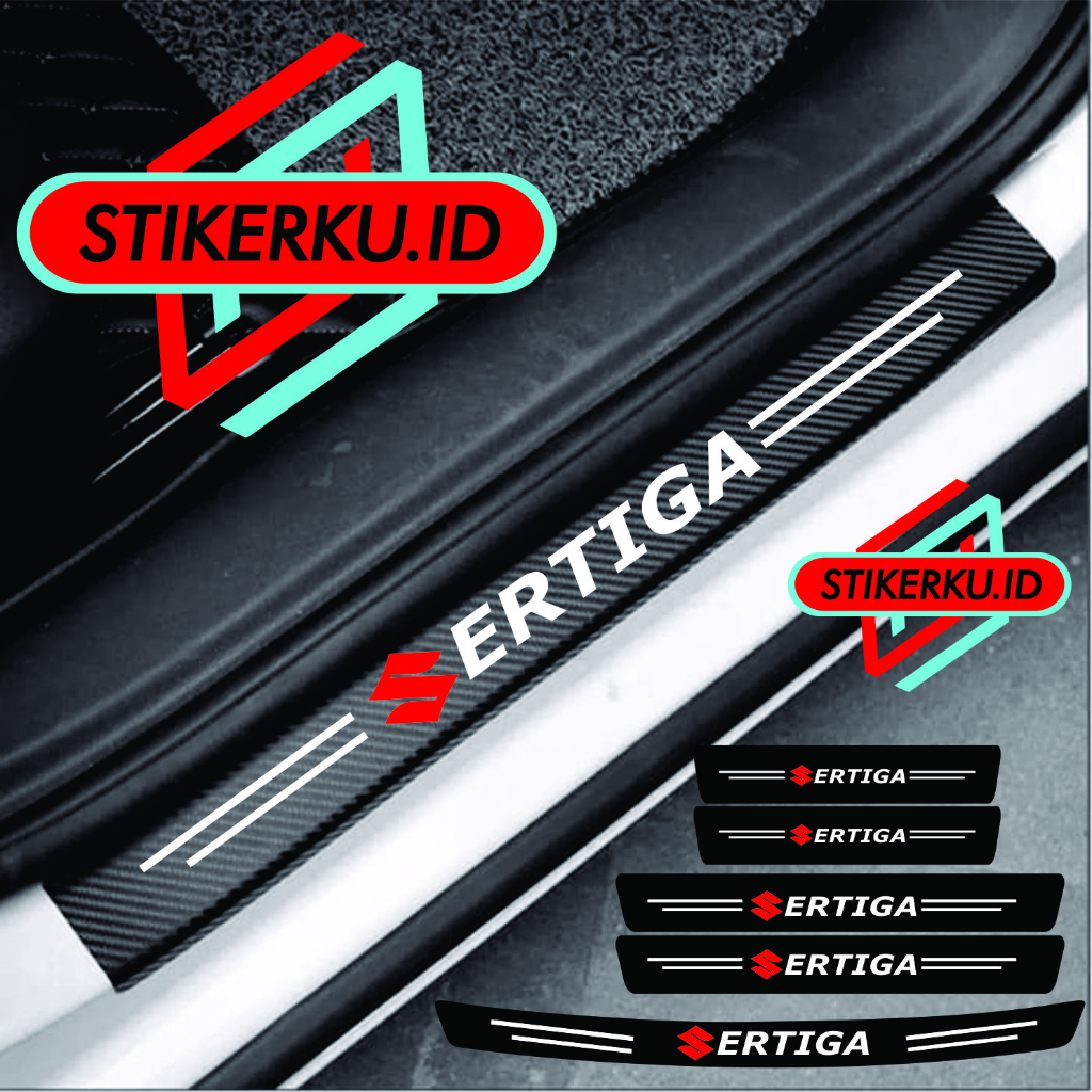 Jual STIKER CARBON 3D MOBIL ERTIGA STICKER KARBON 3D PIJAKAN KAKI MOBIL ...