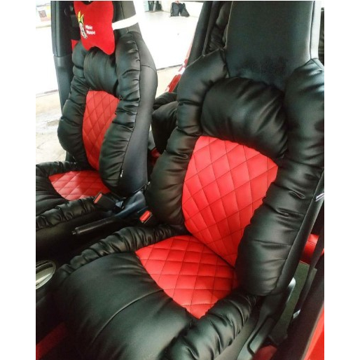 Jual SARUNG JOK MOBIL MODEL SOFA BAHAN MYO 2 BARIS AGYA, AYLA, BRIO ...