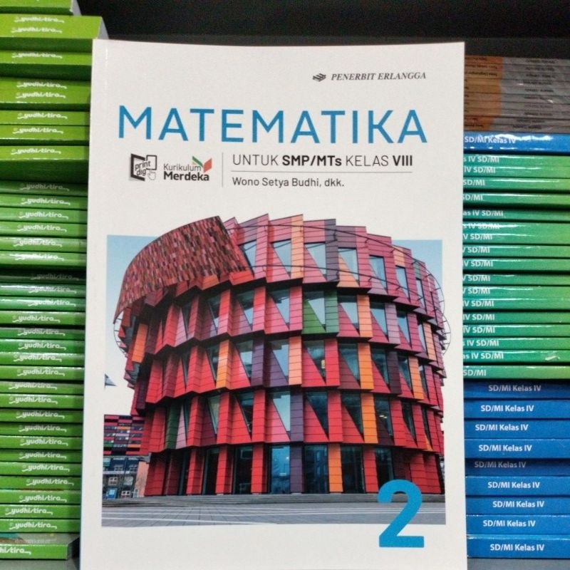 Jual matematika kelas 8 SMP penerbit Erlangga kurikulum merdeka | Shopee Indonesia