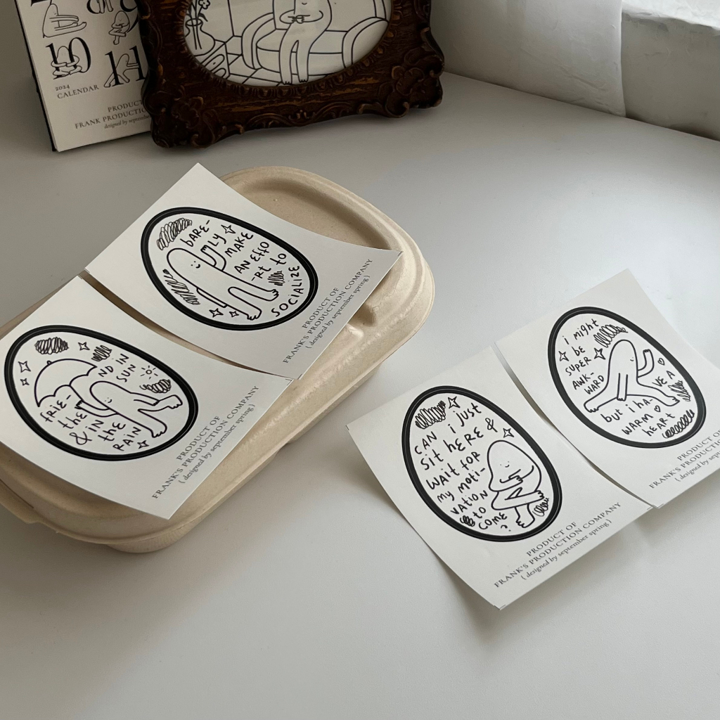 Jual Frank Single Stickers / Frank Being Frank Edition by September ...