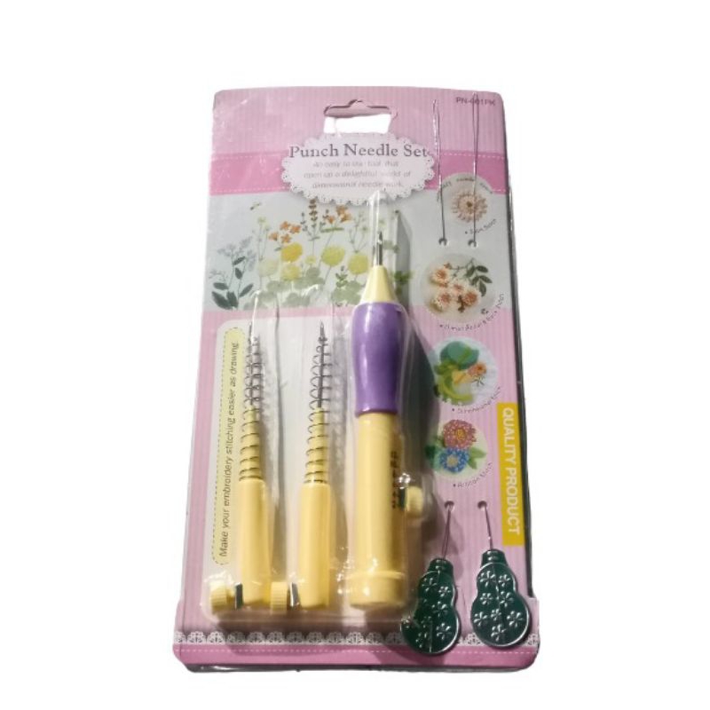 Jual Alat Menyulam/ Sulam/ Punch Needle Set (Bordir) Tangan | Shopee ...