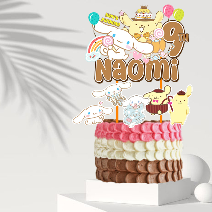 Jual Cinnamoroll X Pompompurin Topper Cake Birthday / Hiasan Kue Ulang ...