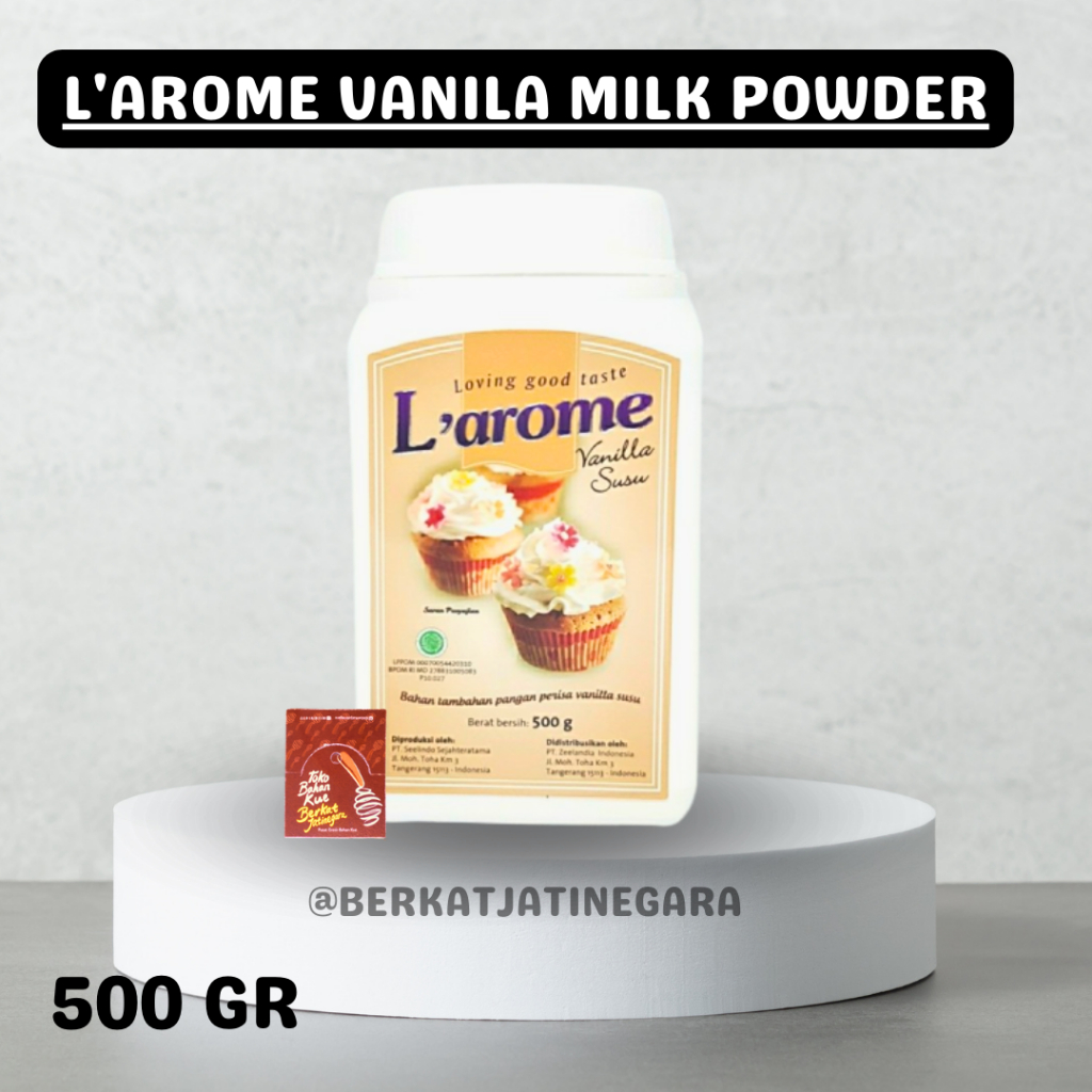 Jual LAROME VANILLA MILK POWDER 500 GR / PERISA RASA VANILLA LAROME ...