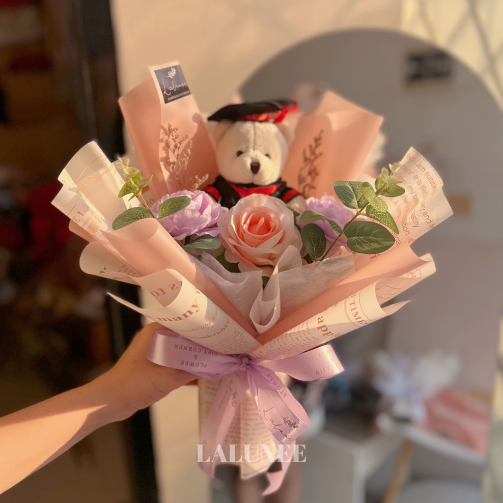 Jual Artificial Flower Graduation Bouquet - Buket Bunga Wisuda - Buket ...