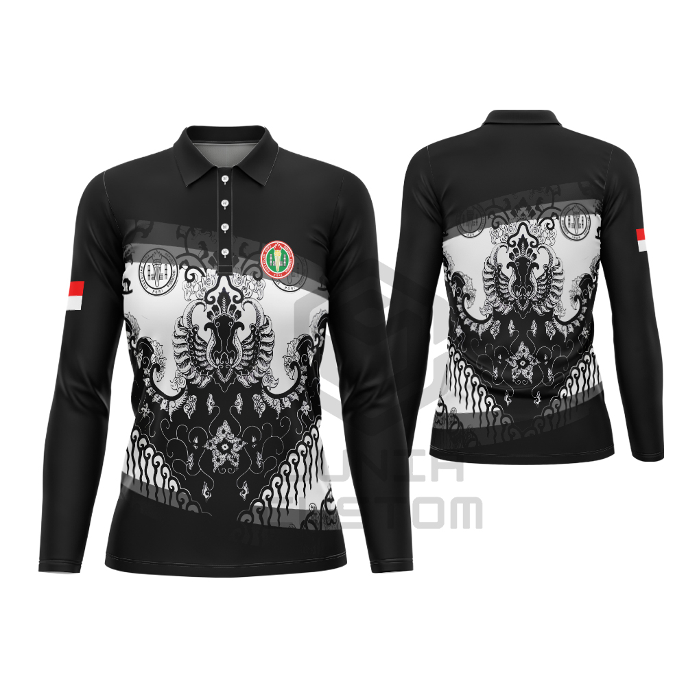 Jual Baju PGRI || Kaos Baju Jersey Wanita PGRI Lengan Panjang Fullprint ...